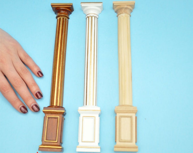 Quality WHITE GPB Half Round Column 410 - Etsy