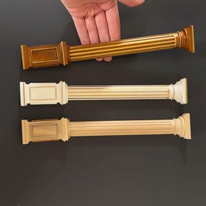 Miniature Quality Half Round Column Fit Ceiling Height 4"-10 ...