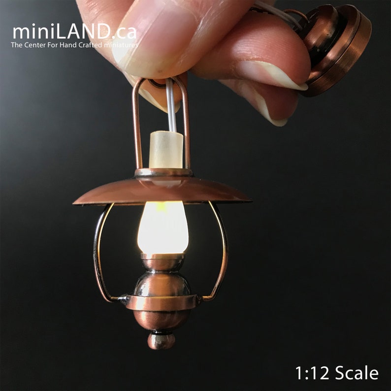 Miniature Lighting Led Battery Light Hanging Copper Ceiling | Etsy
