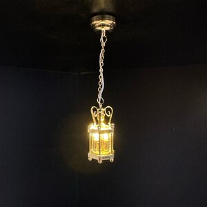 Hanging Clear Hexagonal Lantern Lamp Ceiling LED Super Bright - Etsy