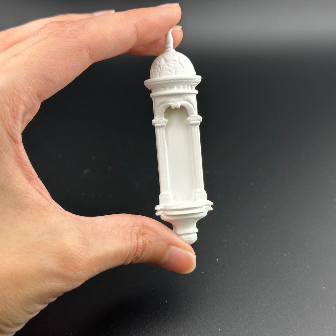 Small Victorian WHITE Carved Wall Niche for Dollhouse Miniatures 1:12 ...