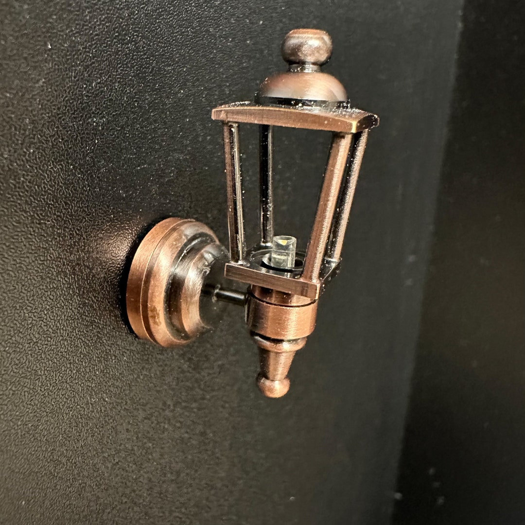 Copper Modern Carriage Lamp Sconce Super Bright LED Light With On/off ...