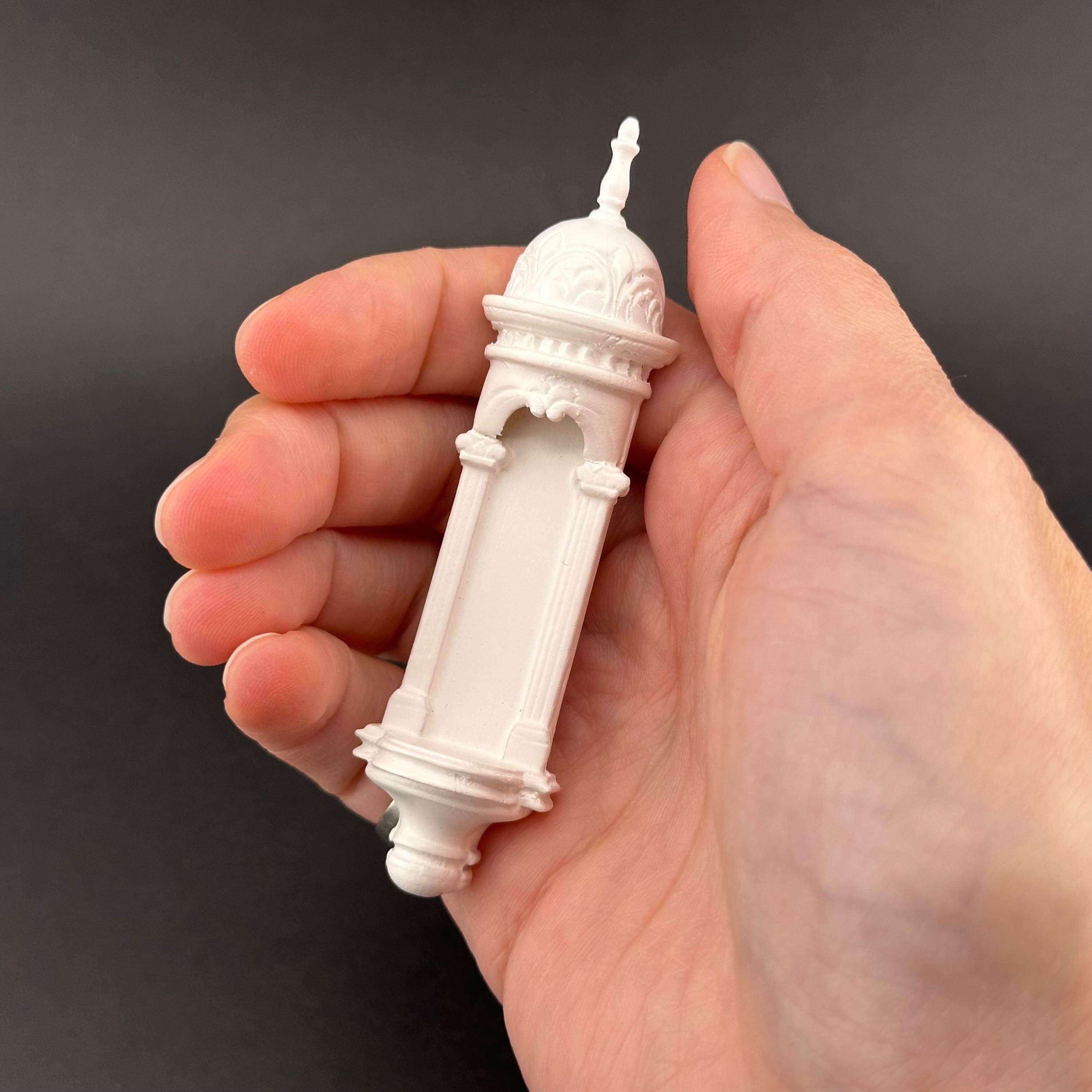Small Victorian WHITE Carved Wall Niche for Dollhouse Miniatures 1:12 ...