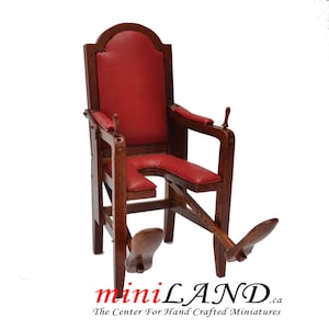 18th-century Birthing Chair Dollhouse Miniature 1:12 Scale V4026 Baby ...
