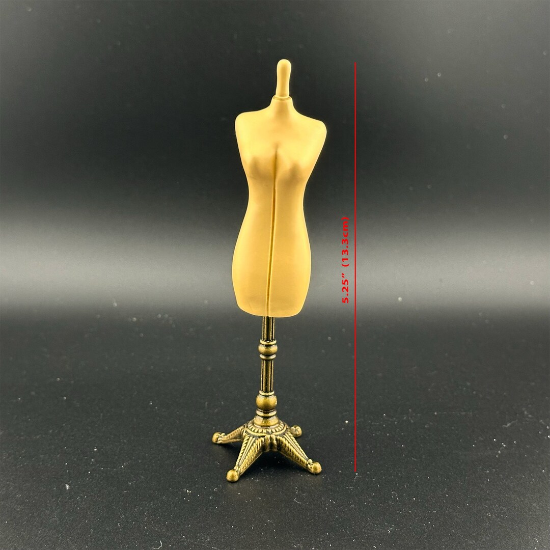 Fine Quality Dress Form for 1:12 Scale Dollhouse Miniature Mannequin ...