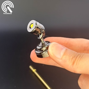 Miniature Spotlight Stage Touchless Operation With Wand 1:12 Scale Lamp ...