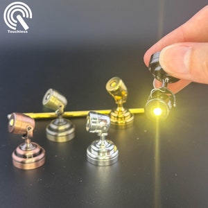 Miniature Spotlight Stage Touchless Operation With Wand 1:12 Scale Lamp ...