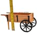 Wooden Wheel Barrow Stall Flowers / Vegetables Store Shop Display 1:12 ...