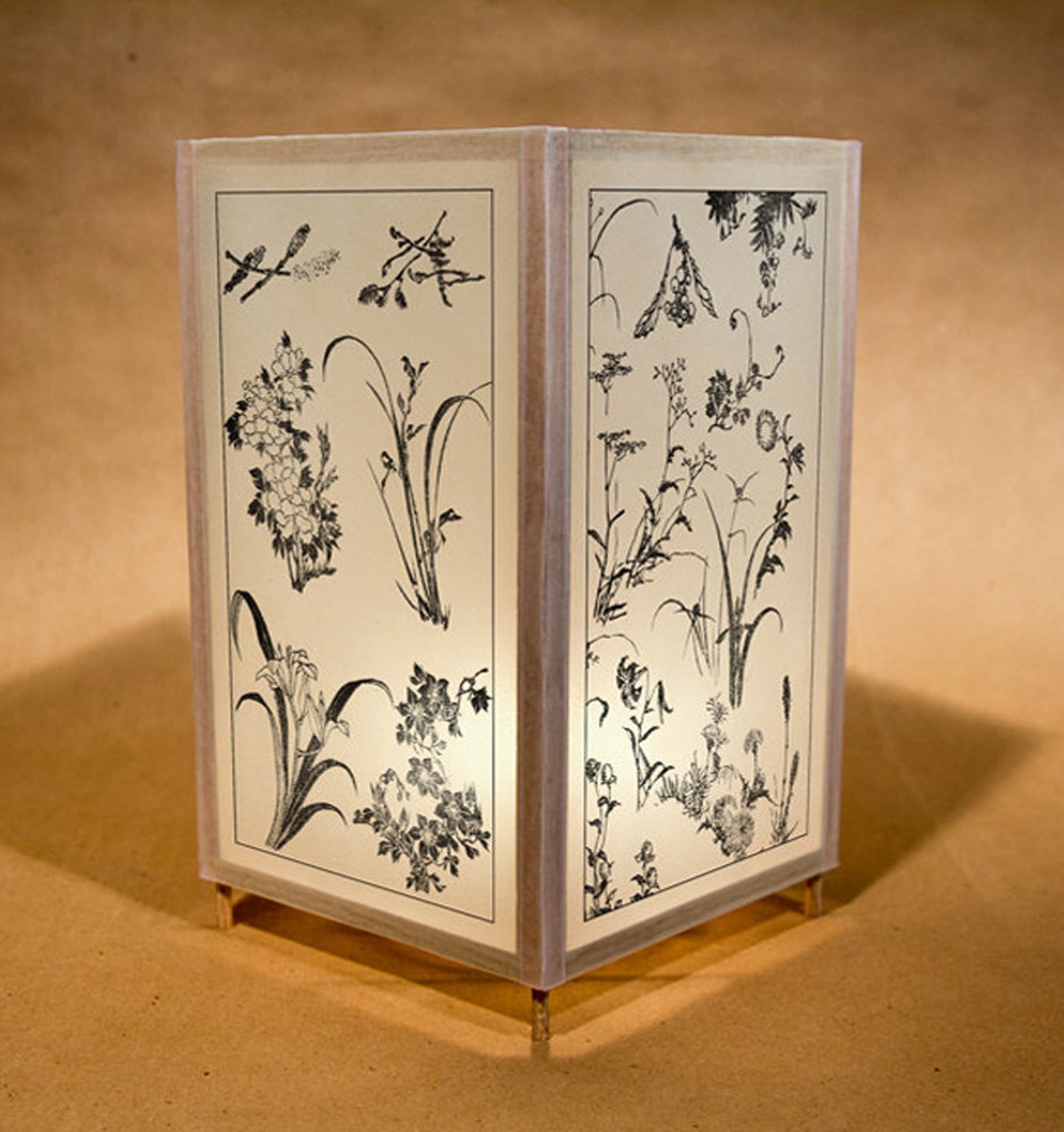 Etsy Hand-made Japanese Shoji Lantern / Luminary / Lamp Featuring ...
