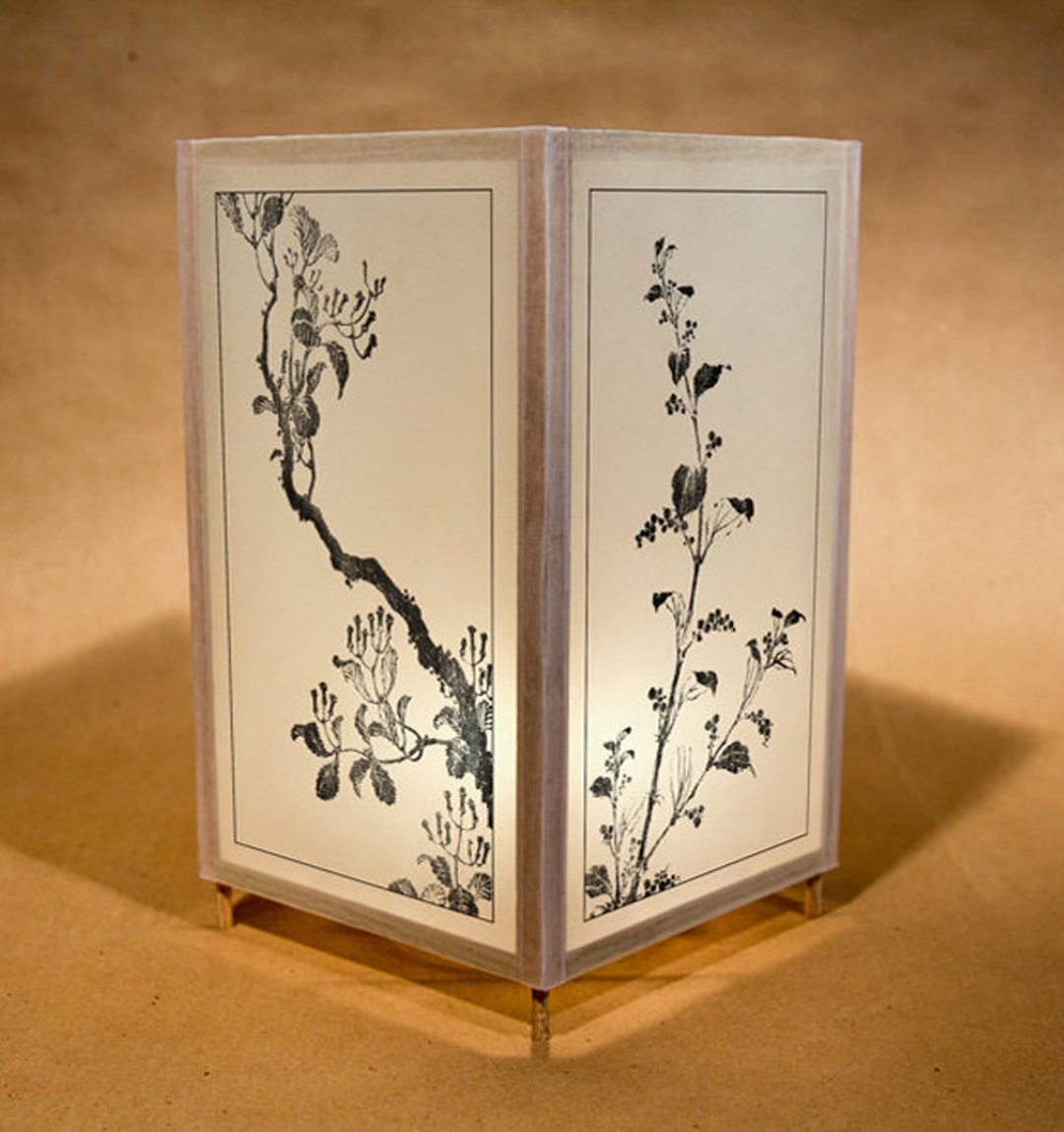 Etsy Hand-made Japanese Shoji Lantern / Luminary / Lamp Featuring ...