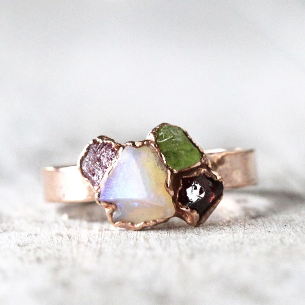 Custom Stone Ring - Etsy