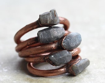 Natural stone ring | Etsy