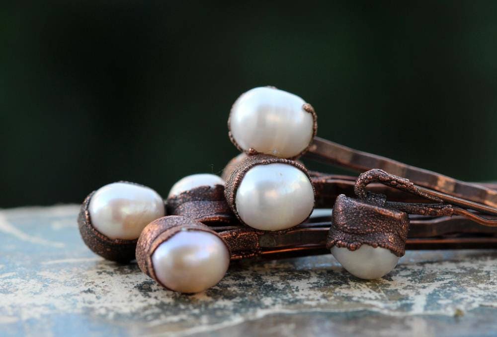 Pearl Bobby Pin June Hair Pin Pearl Hair Jewelry Bridal - Etsy