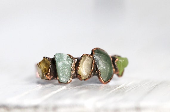 Abundance Stone Ring Prosperity Stone Set Money Attracting | Etsy