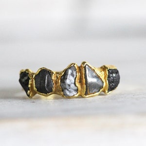 Shadow Work Ring - Guide Stone Jewelry - Crystals for Shadow Work - Etsy