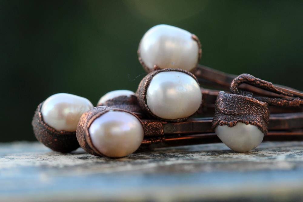 Pearl Bobby Pin June Hair Pin Pearl Hair Jewelry Bridal - Etsy