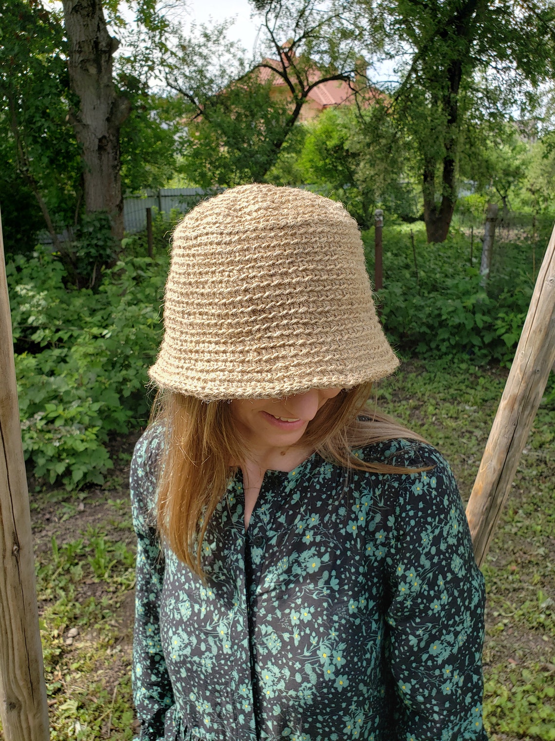 Crocheted Summer Hat - Jute Beach Hat - Handmade Fedora Hat - Etsy