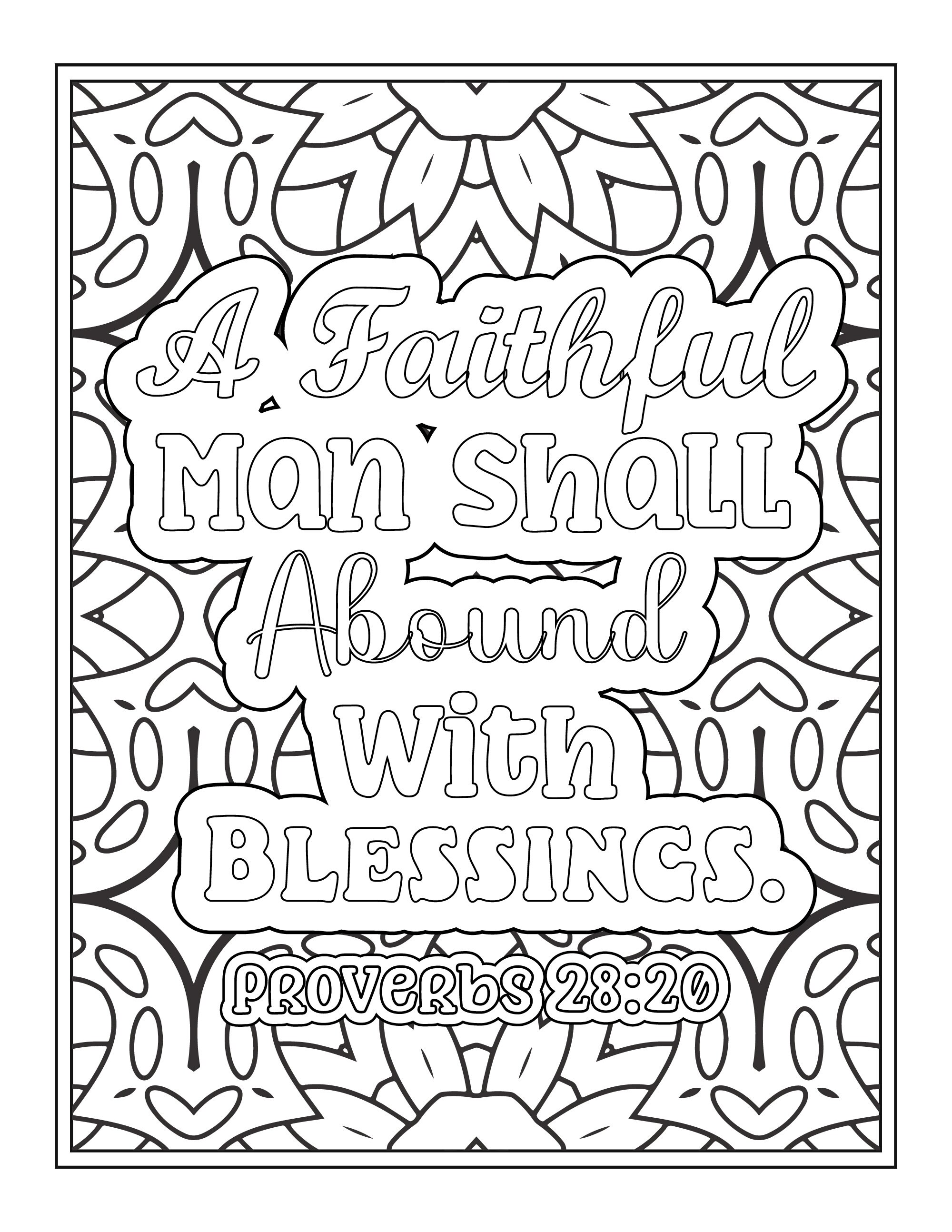 10 Bible Verse Coloring Sheets Meditate on Gods Word as You Color and ...