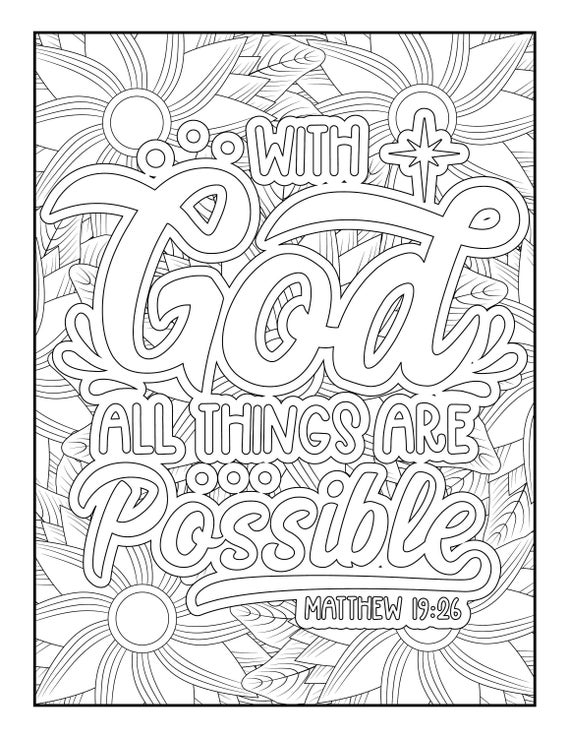 Bible Scripture Coloring Pages [2025]