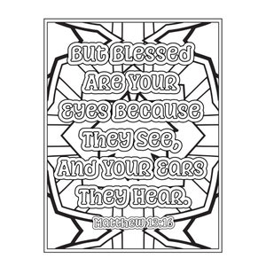 15 Bible Verse Coloring Sheets Meditate on God’s Word as You Color and ...