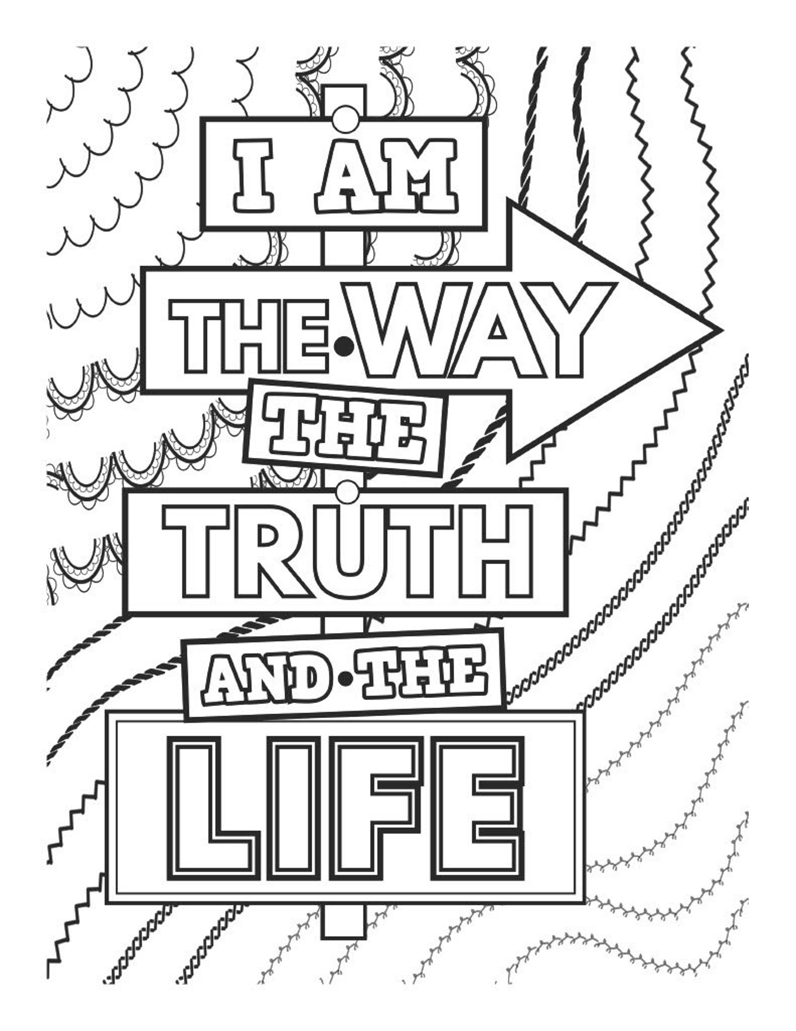 10 Bible Quotes Coloring Sheets Meditate on God’s Truth as You Color ...