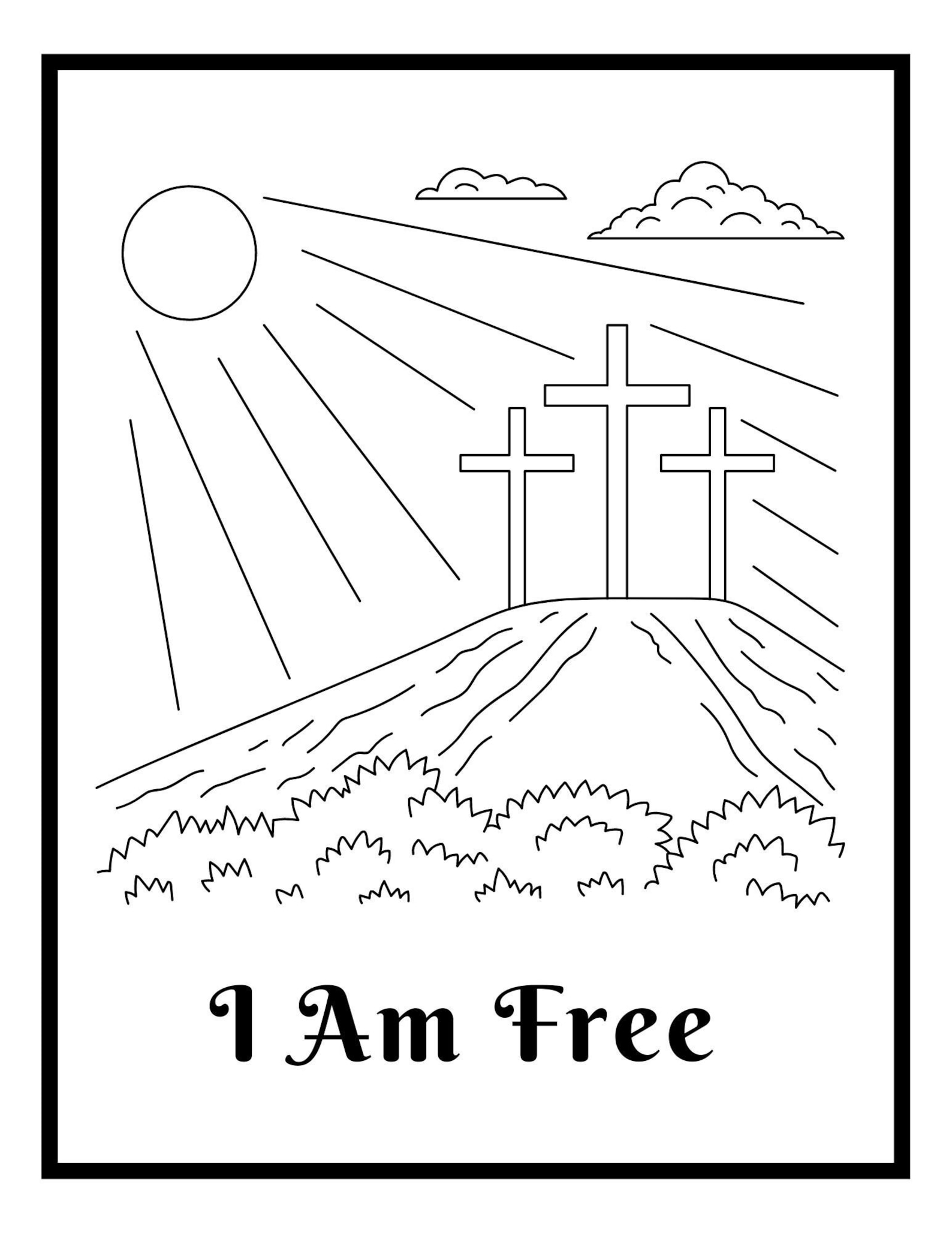 5 Easy Coloring Sheets Reminding Us How God Sees Us - Etsy