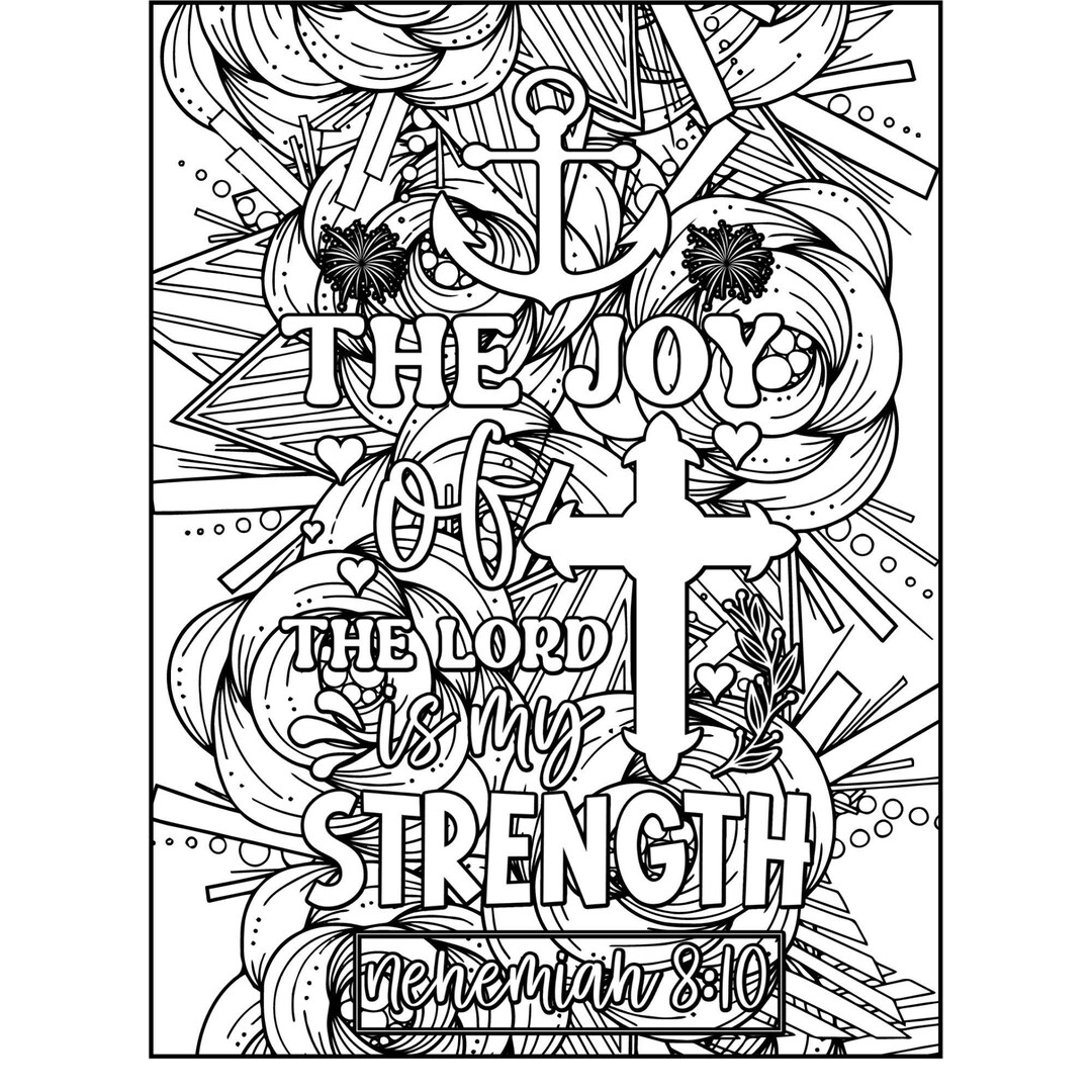 20 Bible Quotes Coloring Sheets Meditate on God’s Word as You Color and ...