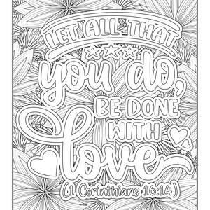 10 Bible Verse Coloring Sheets Meditate on God’s Word as You Color and ...
