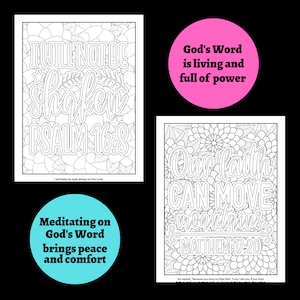 15 Bible Verse Coloring Sheets Meditate on God’s Word as You Color and ...