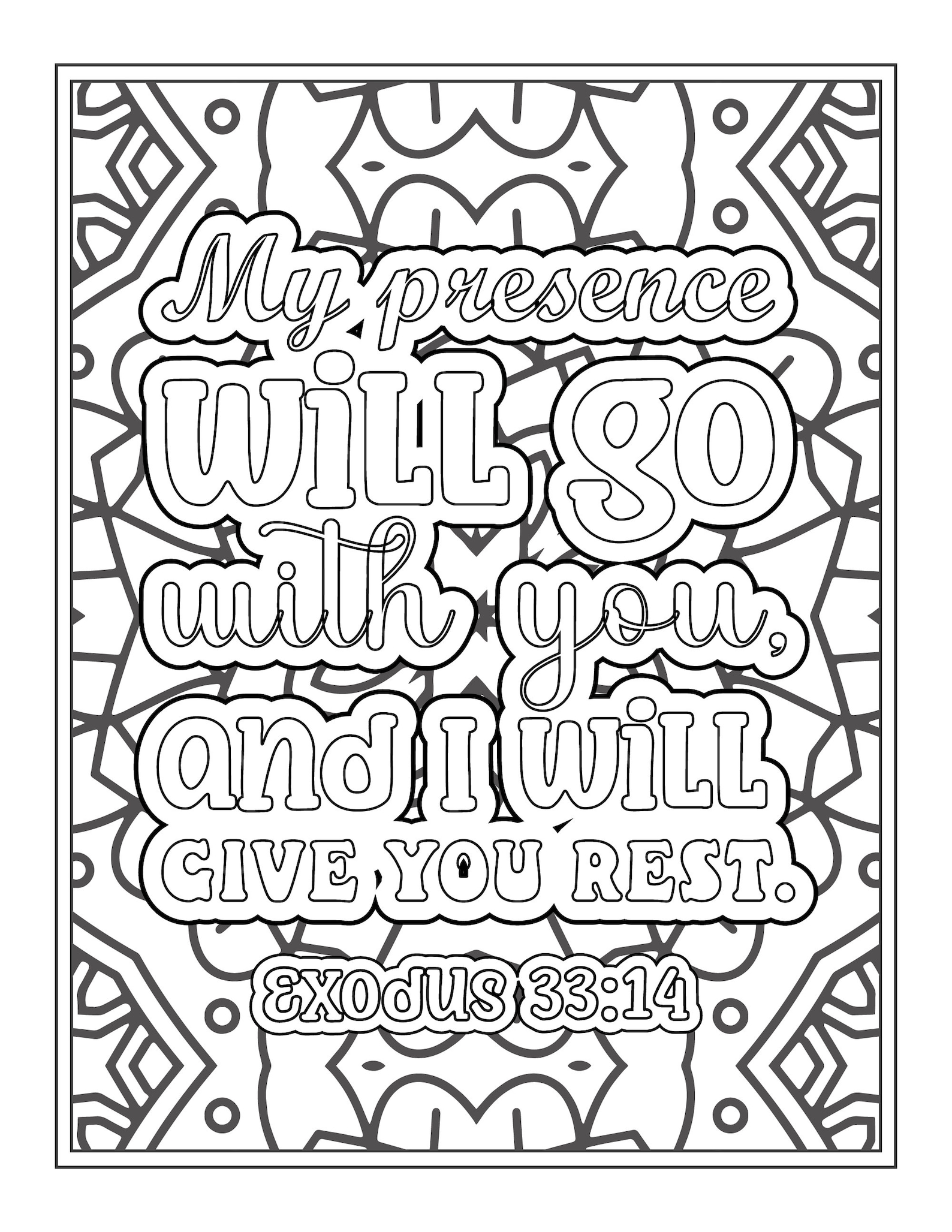 10 Bible Verse Coloring Sheets Meditate on God’s Word as You Color and ...