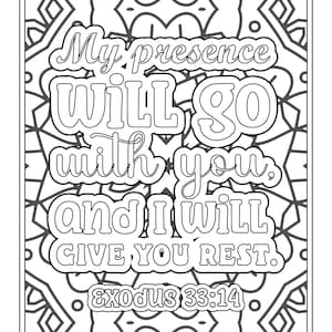 10 Bible Verse Coloring Sheets Meditate on God’s Word as You Color and ...