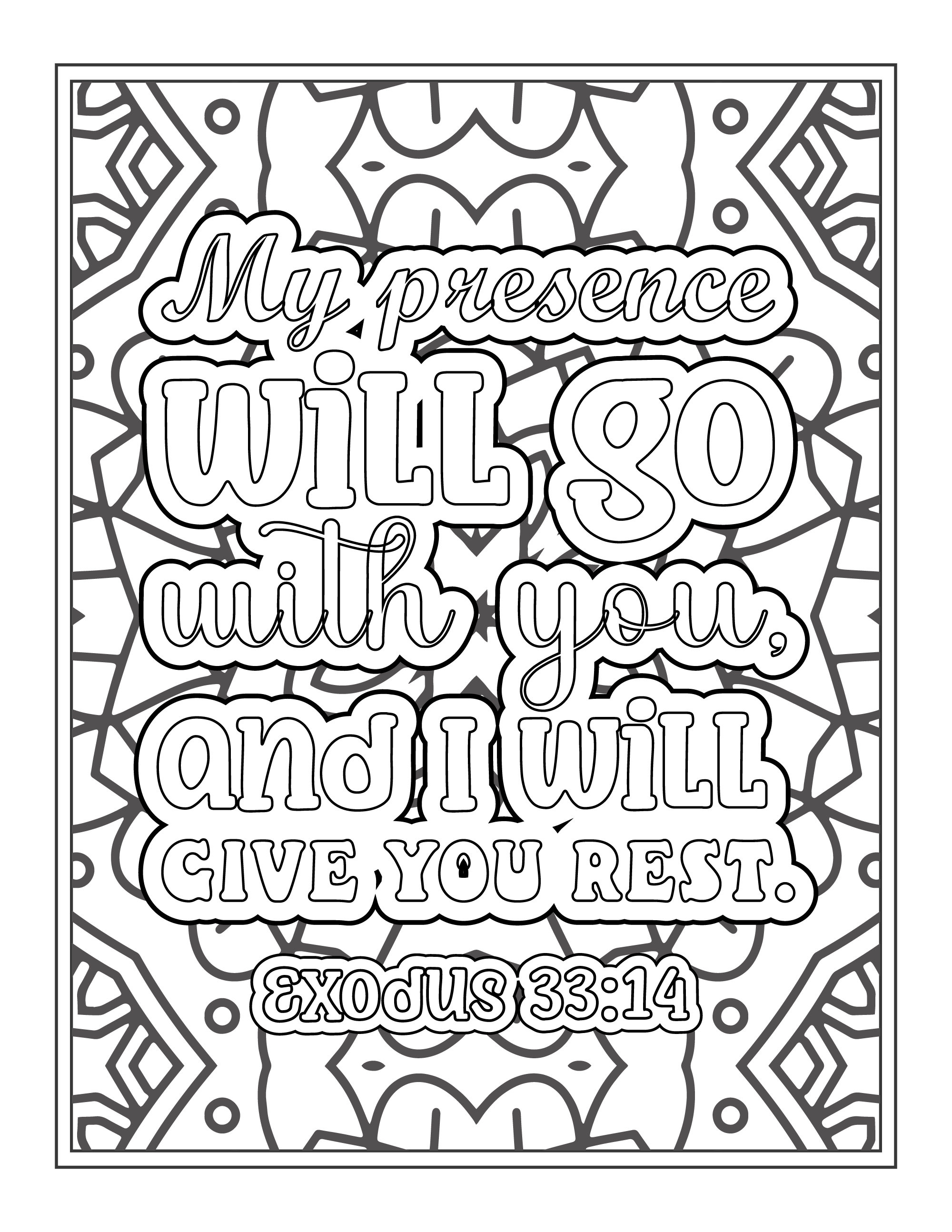 10 Bible Verse Coloring Sheets Meditate on God’s Word as You Color and ...