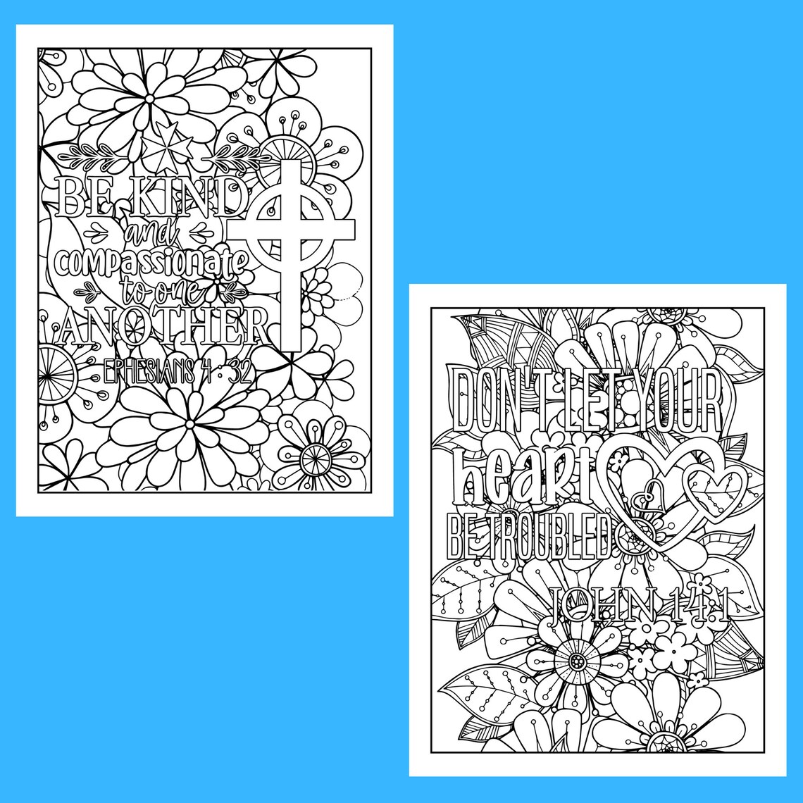 20 Bible Quotes Coloring Sheets Meditate on God’s Word as You Color and ...