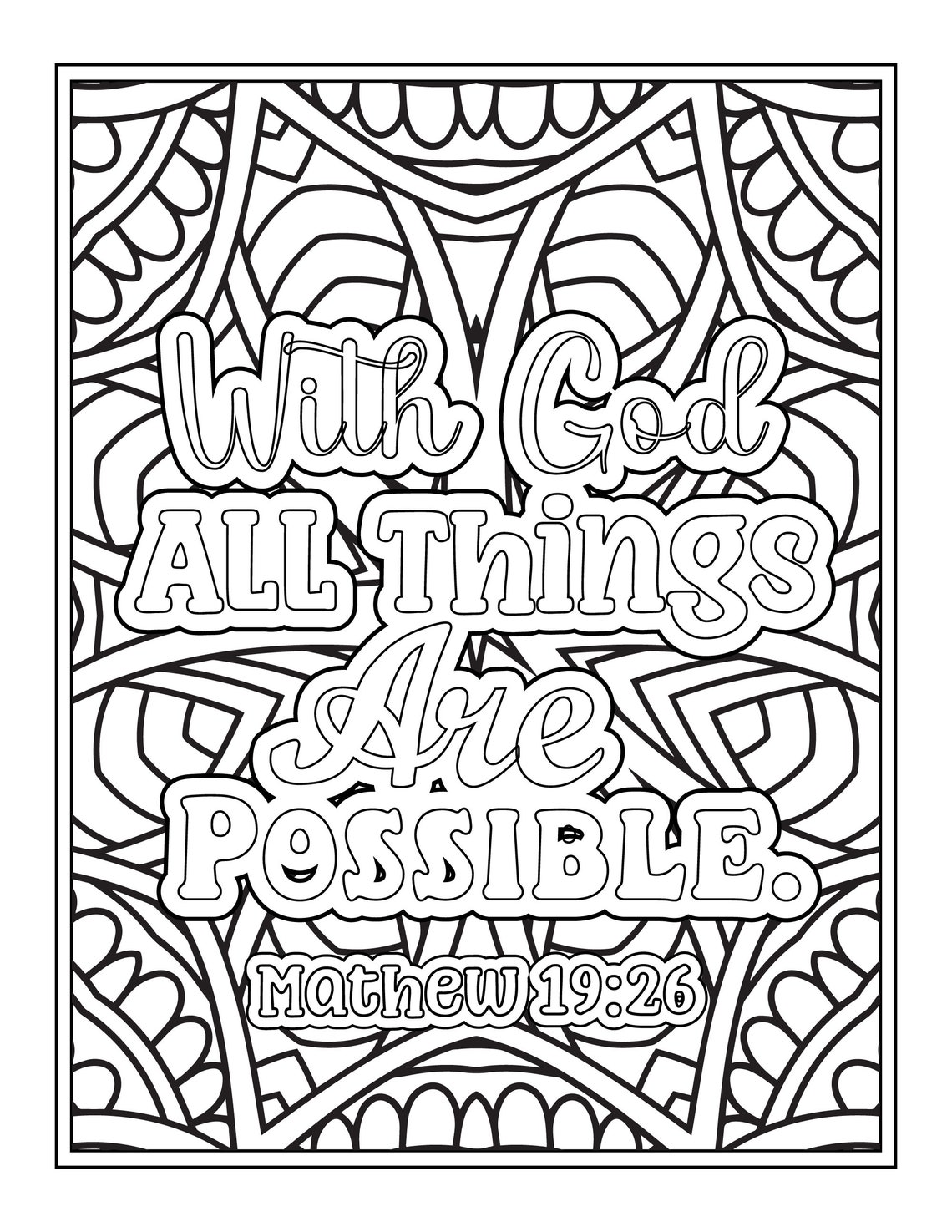 10 Bible Verse Coloring Sheets Meditate on Gods Word as You Color and ...