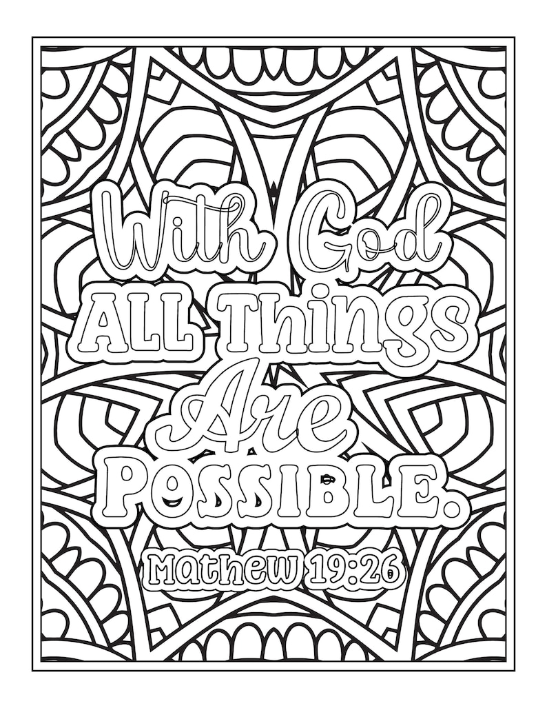 10 Bible Verse Coloring Sheets Meditate on Gods Word as You Color and ...