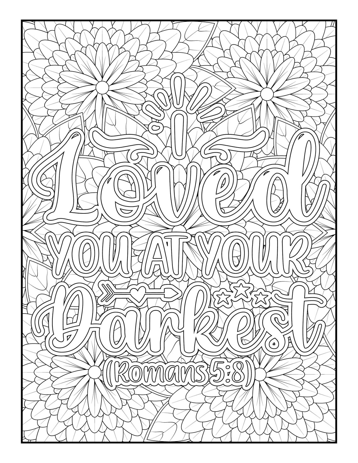 10 Bible Verse Coloring Sheets Meditate on Gods Word as You - Etsy