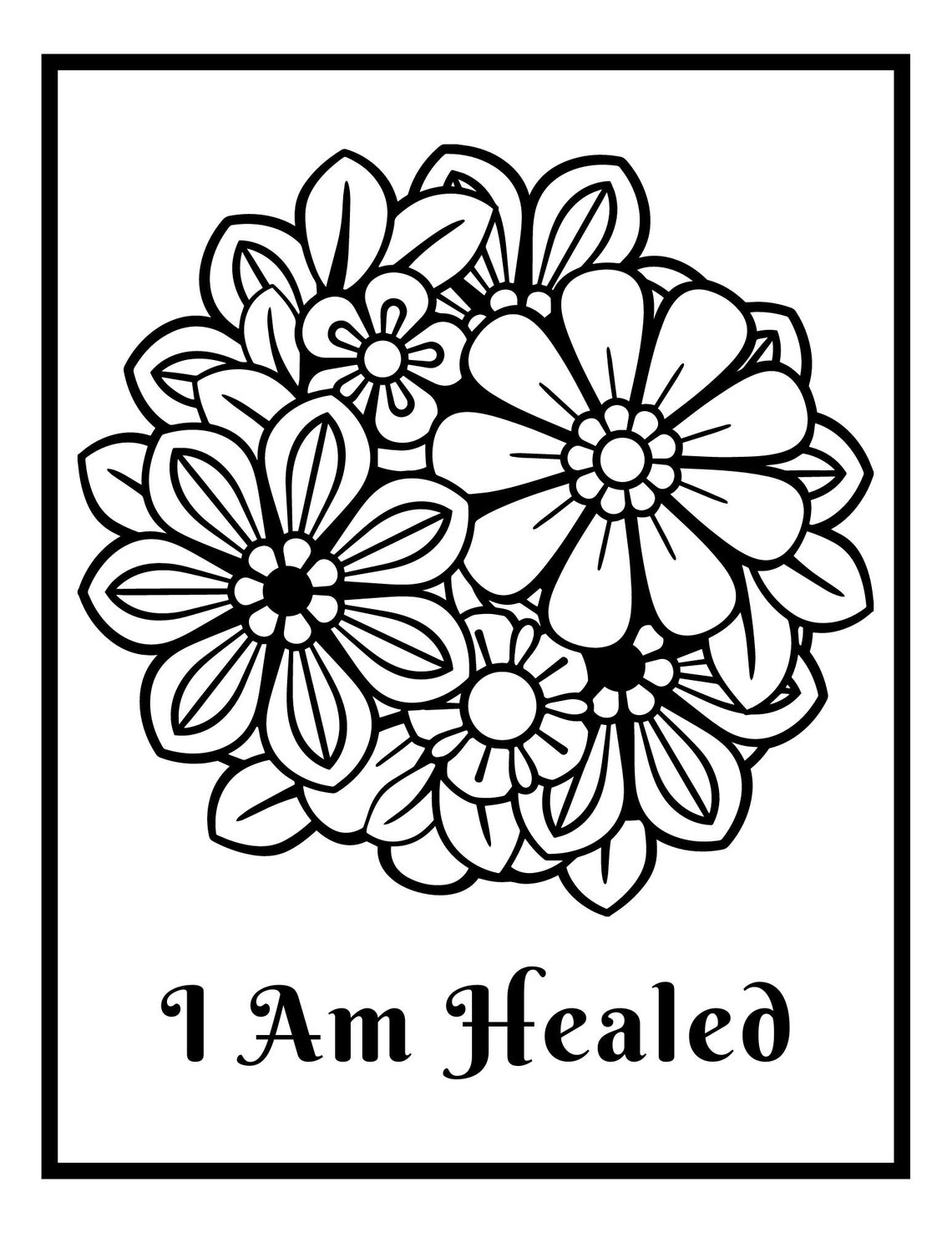 5 Easy Coloring Sheets Reminding Us How God Sees Us - Etsy