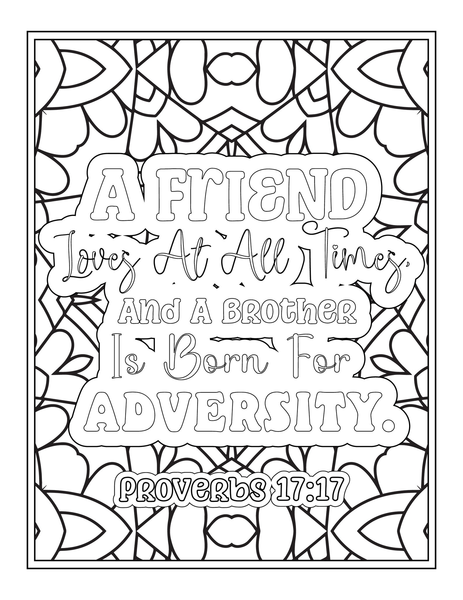 10 Bible Verse Coloring Sheets Meditate on Gods Word as You Color and ...