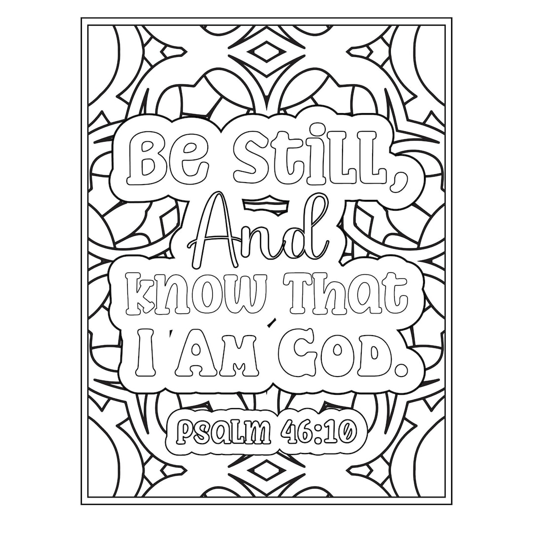 10 Bible Verse Coloring Sheets Meditate on God’s Word as You Color and ...