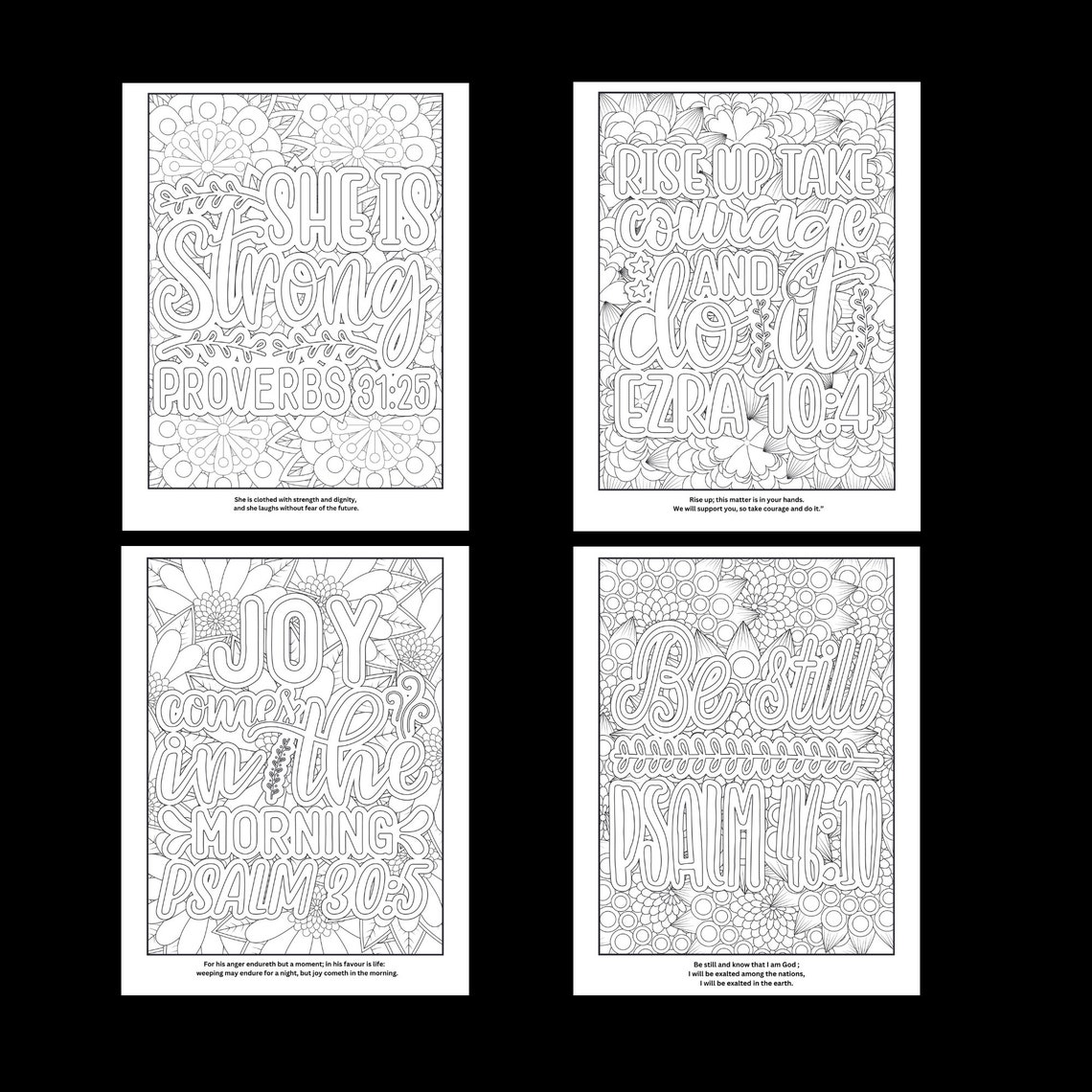 15 Bible Verse Coloring Sheets Meditate on God’s Word as You Color and ...