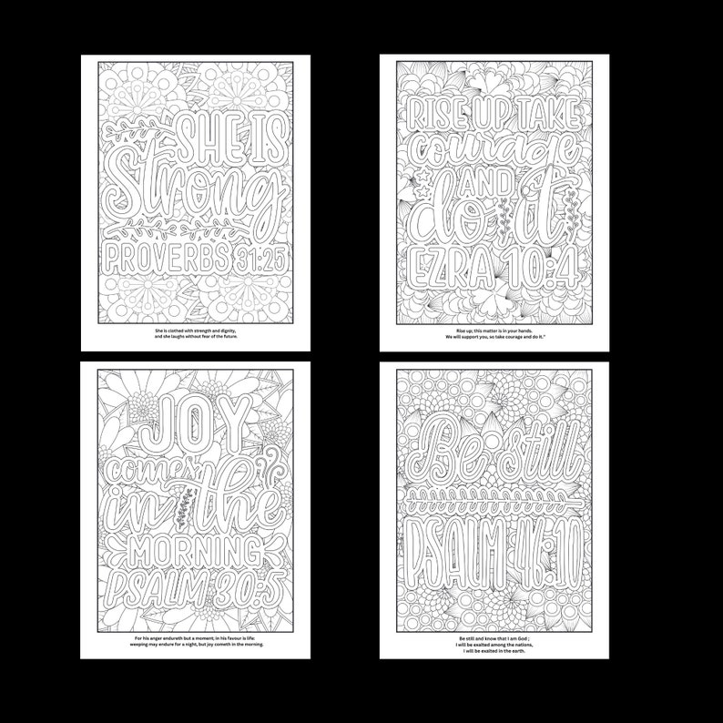 15 Bible Verse Coloring Sheets Meditate on Gods Word as You Color and ...