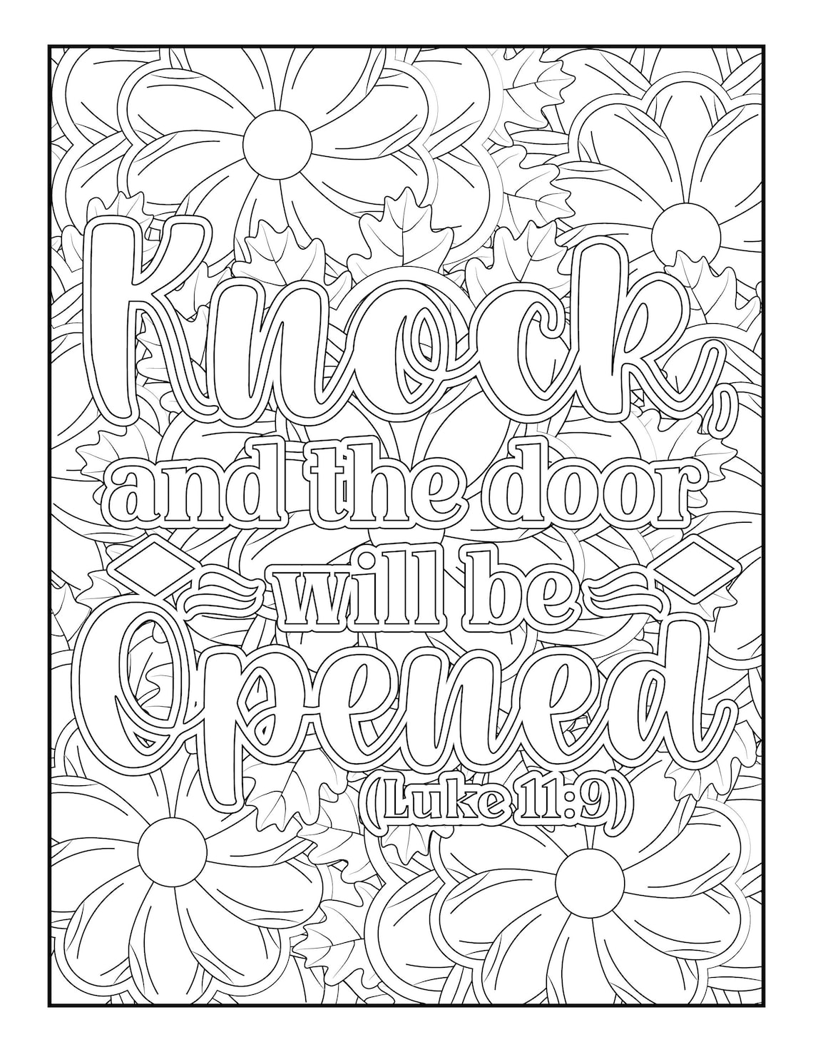 10 Bible Verse Coloring Sheets Meditate on Gods Word as You - Etsy