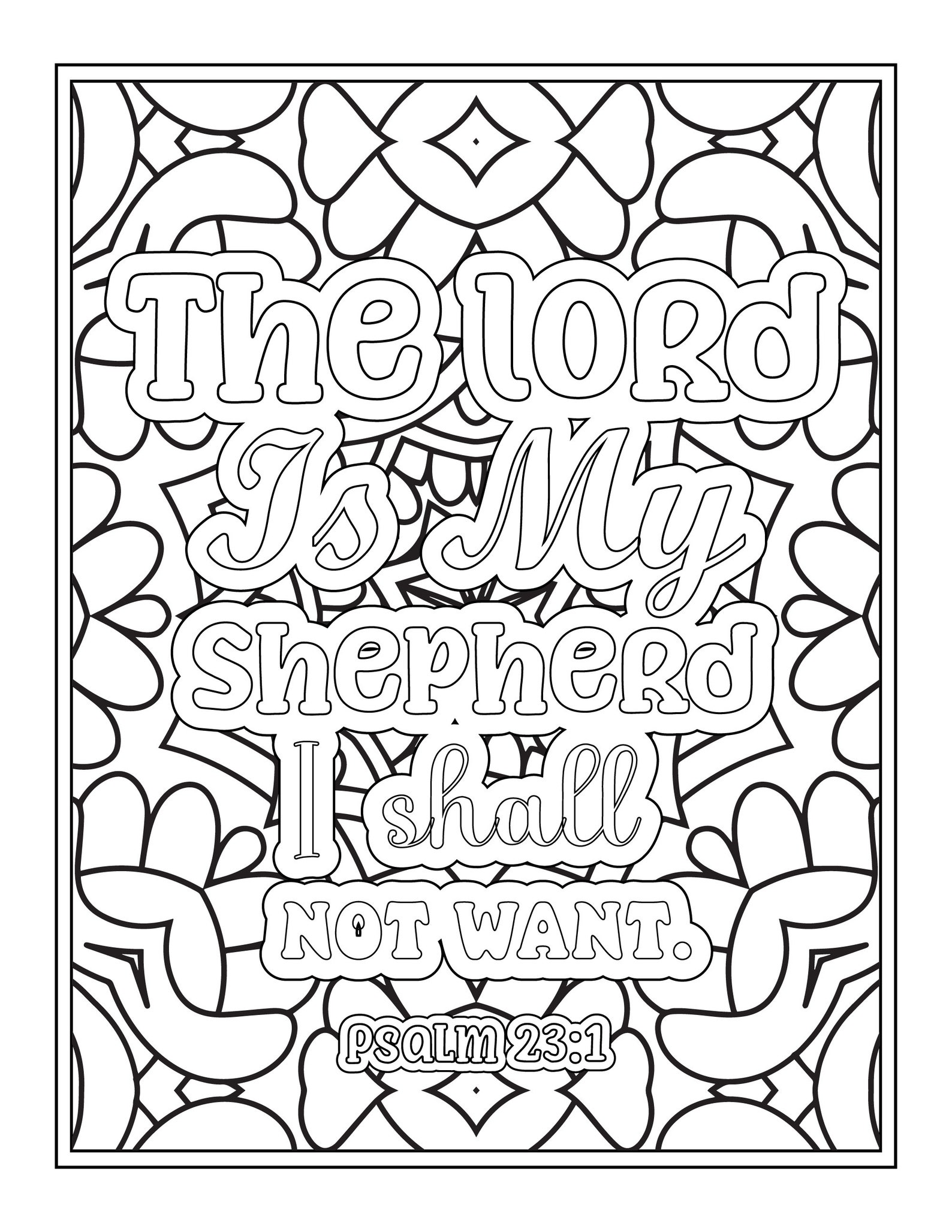 10 Bible Verse Coloring Sheets Meditate on Gods Word as You Color and ...