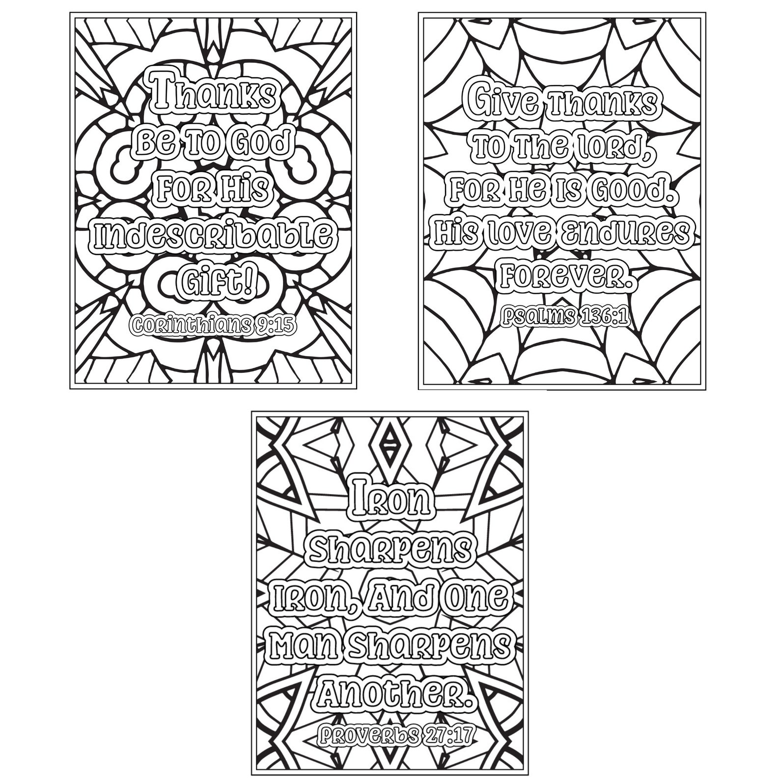 15 Bible Verse Coloring Sheets Meditate on God’s Word as You Color and ...