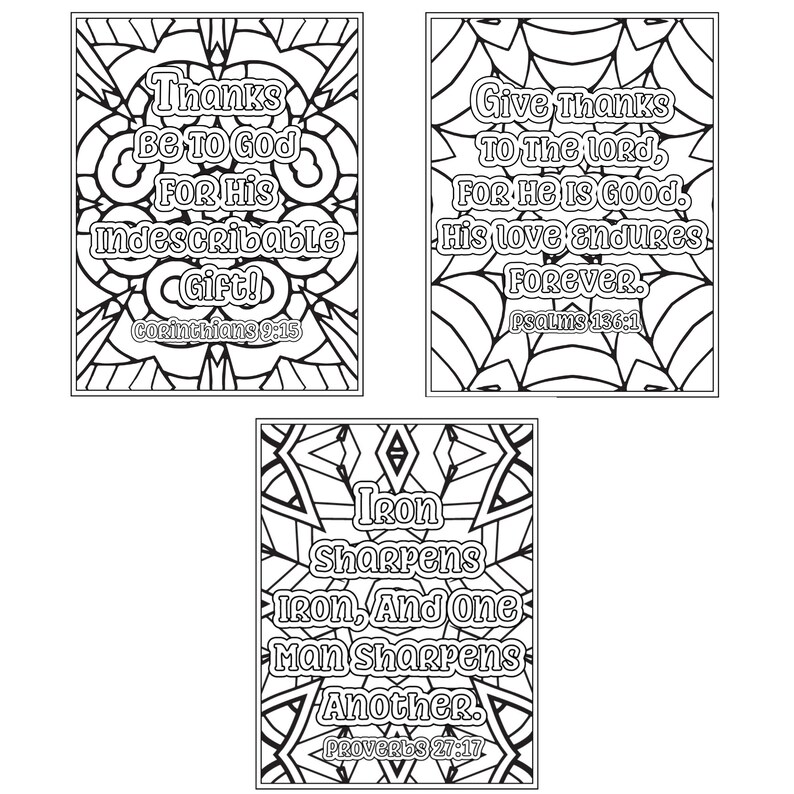 15 Bible Verse Coloring Sheets Meditate on God’s Word as You Color and ...