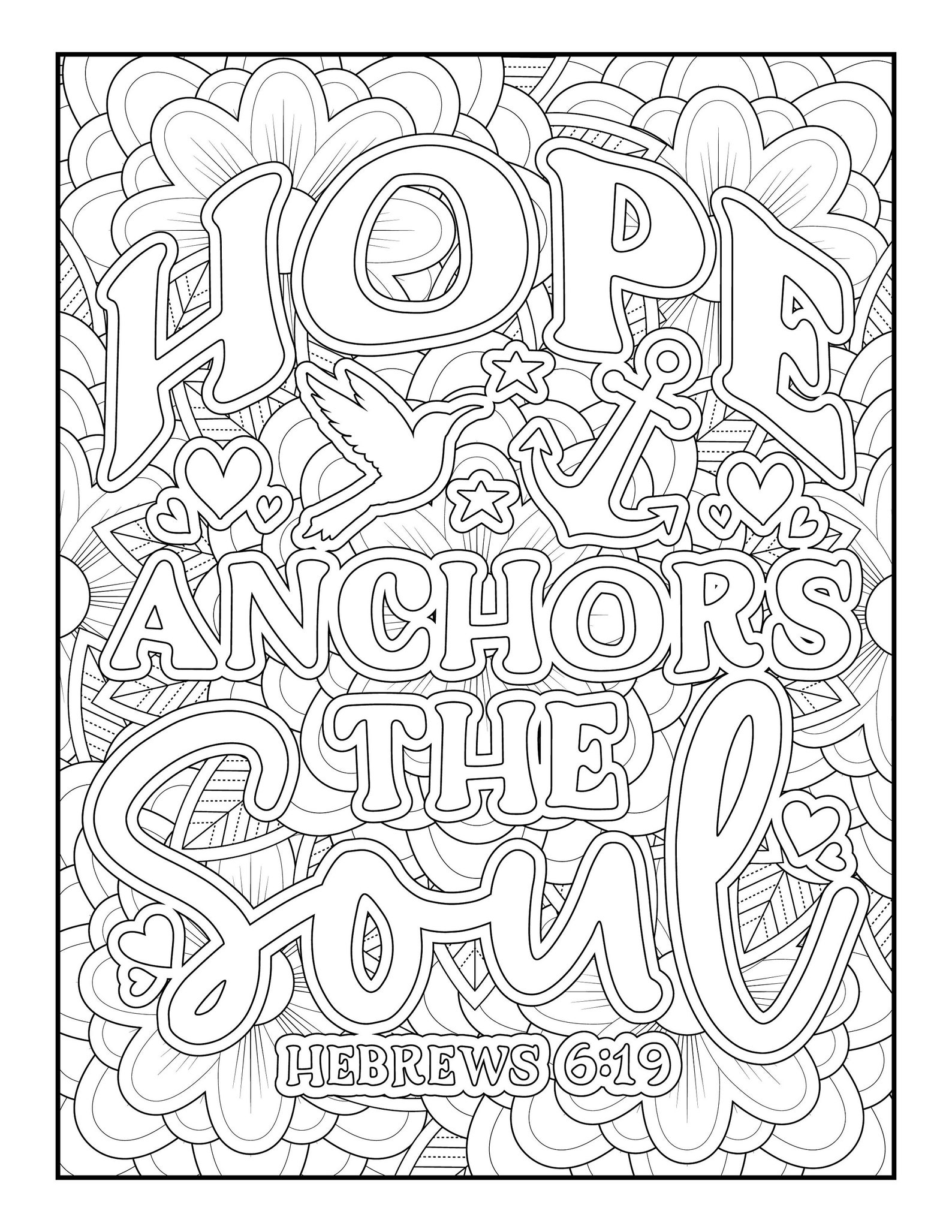 10 Bible Verse Coloring Sheets Meditate on God’s Word as You Color and ...