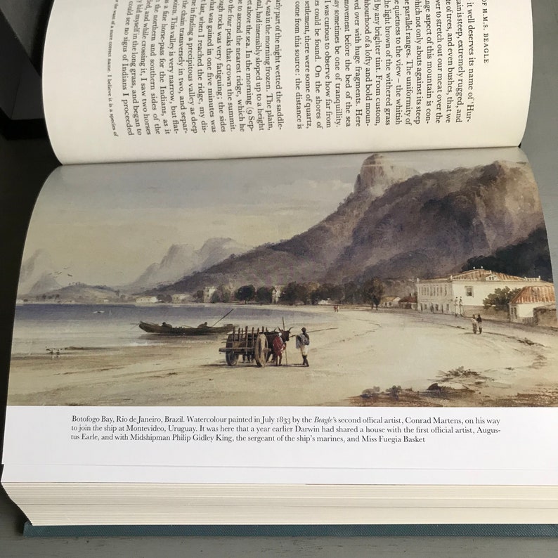 The Voyage Of Hms Beagle Folio Society Book Etsy
