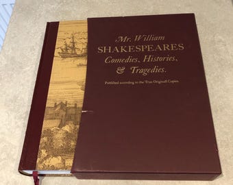 First Folio of Shakespeare 1968 1st Ed/prt Norton Facsimile Charlton ...