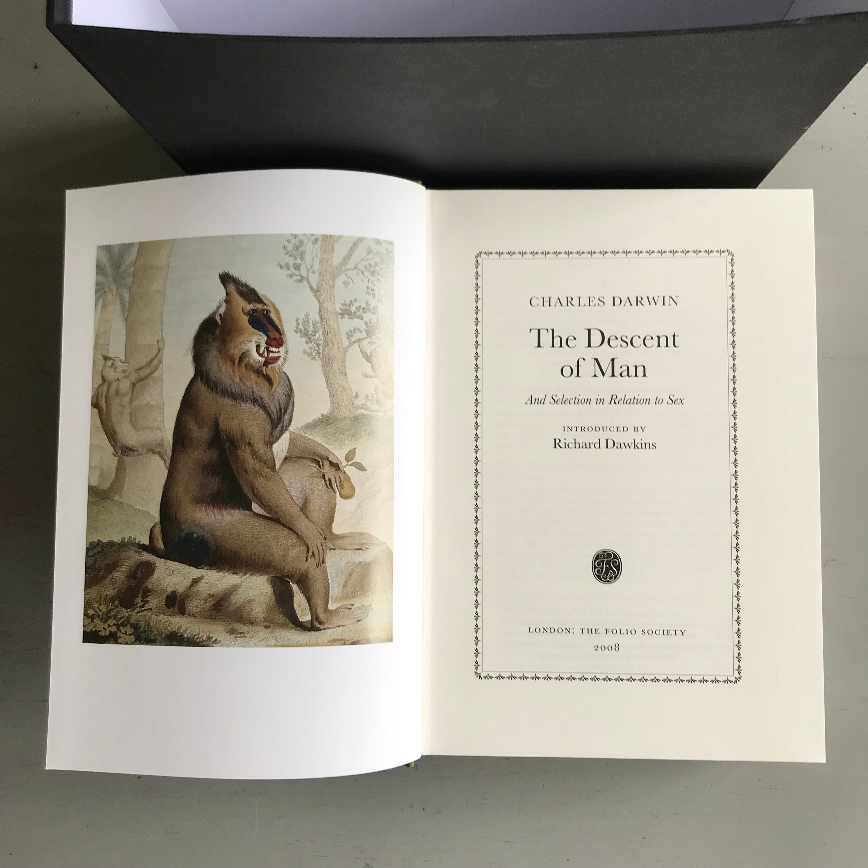 Charles Darwin THE DESCENT of MAN Folio Society Book - Etsy UK