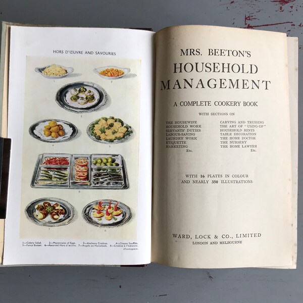 Mrs Beeton Book - Etsy